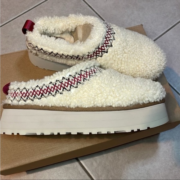 UGG | Shoes | Ugg Tazz Braid Fur Clog Platform Slippers | Poshmark